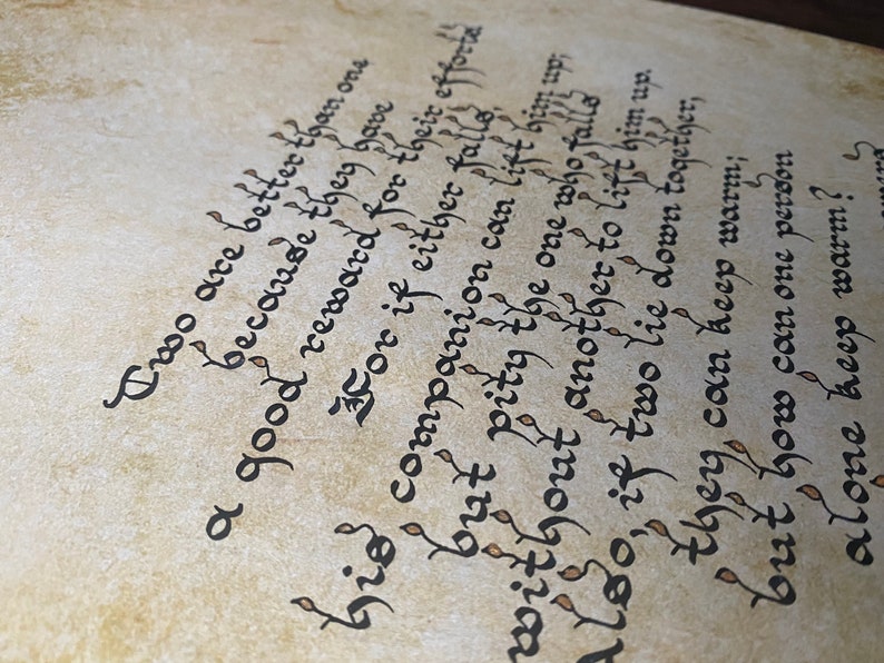 Bespoke Calligraphy Custom Hand-lettered Art for Poems, Prayers ...