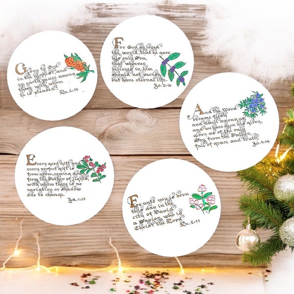 Bible Verse Coasters - Etsy