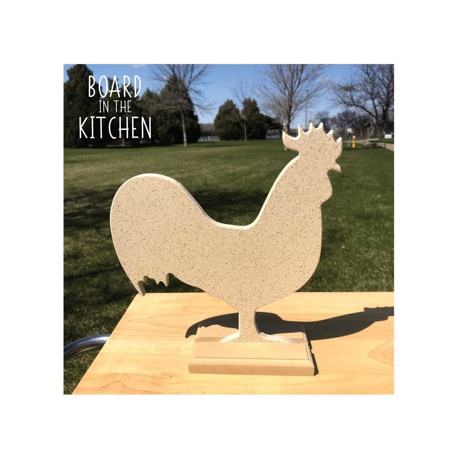 ROOSTER Cutting Board - Etsy