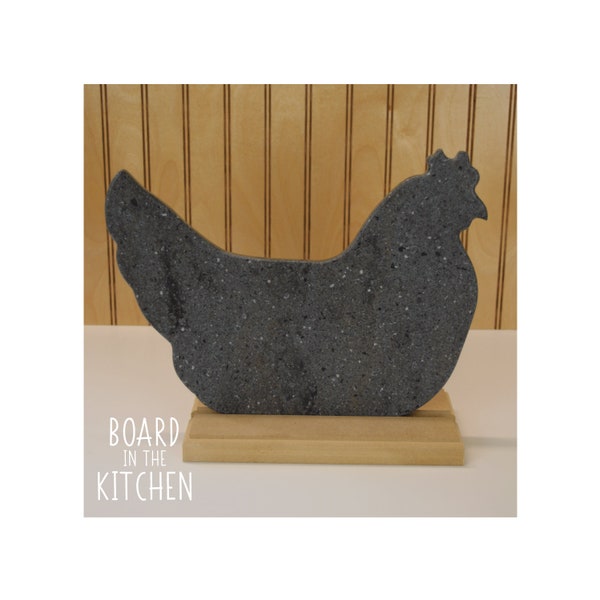 Wooden Chicken Cutting Board - Etsy