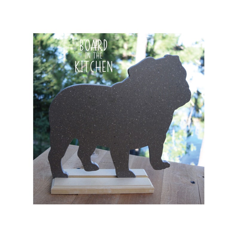 BULLDOG Cutting Board - Etsy