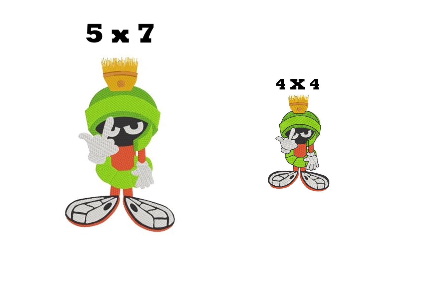 Marvin the Martian BUNDLE Embroidery Machine Digital Design Download - Etsy