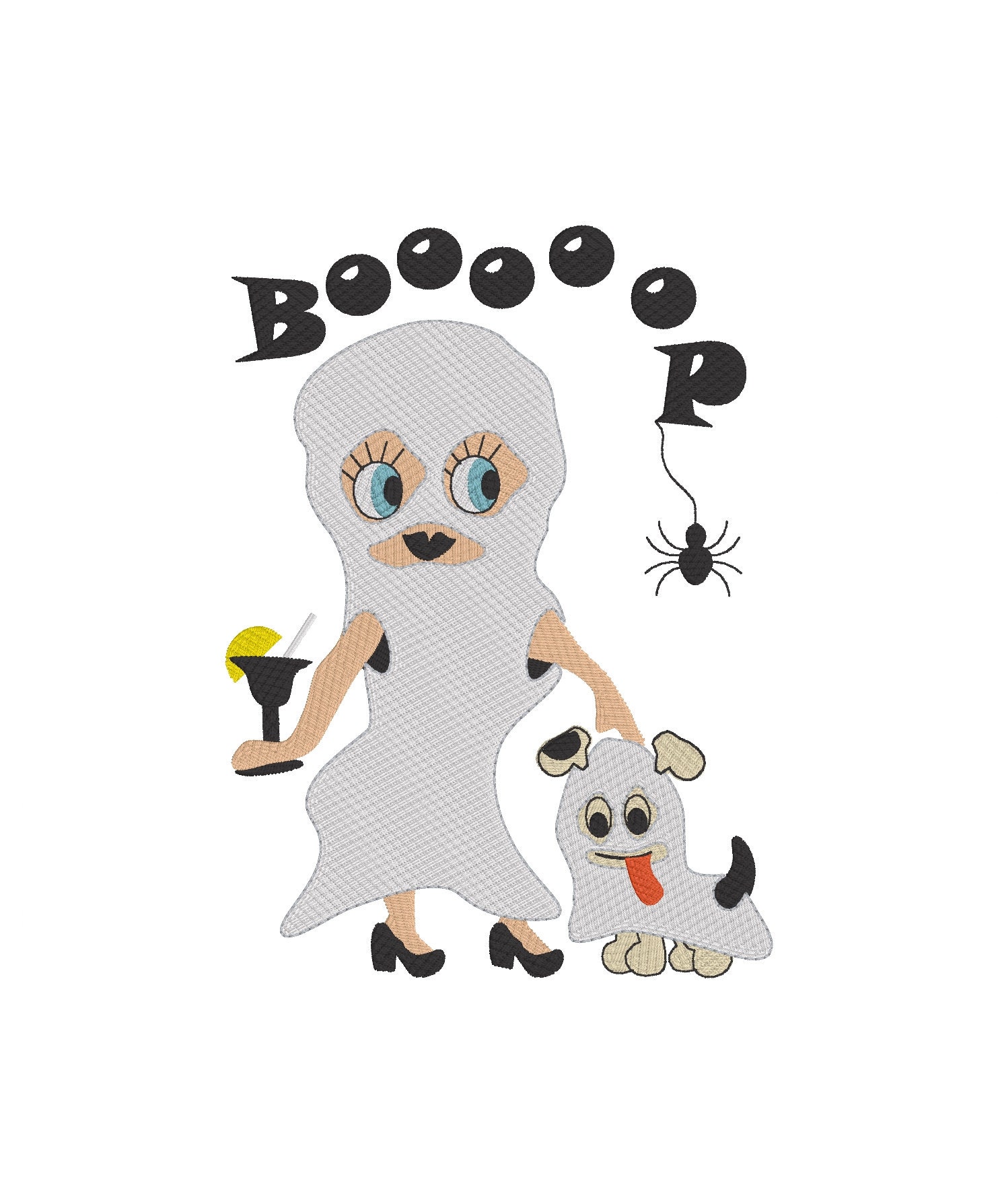Betty Boop Bundle Halloween Snake Charmer Ghost Embroidery - Etsy