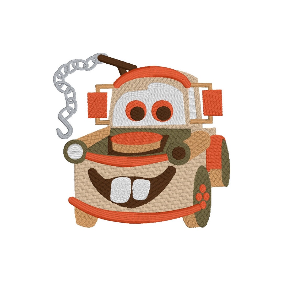 Mater From the Cars Movie Embroidery Machine Digital Design Download ...