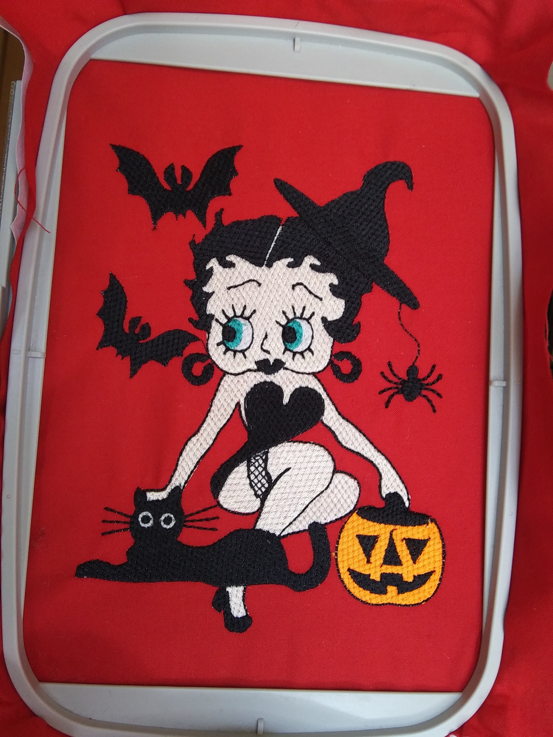 Betty Boop Bundle Halloween Snake Charmer Ghost Embroidery - Etsy