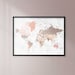 Printable World Map, Wall Art, Home Decor, Large Digital Download ...