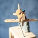 Wooden Airplane Automate Handcrafted. Kinetic Sculpture, Automaton ...