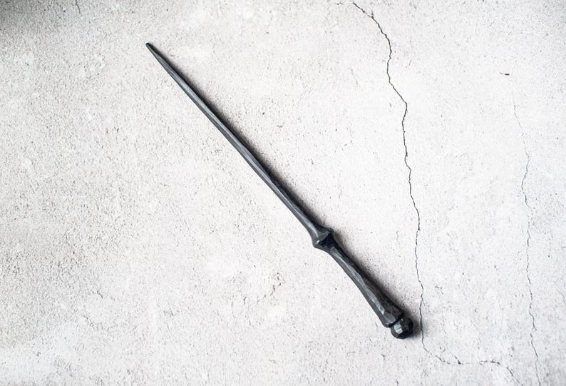 Black Magic Wand Hand Carved. Walnut Wood Magic Stick / Wands ...