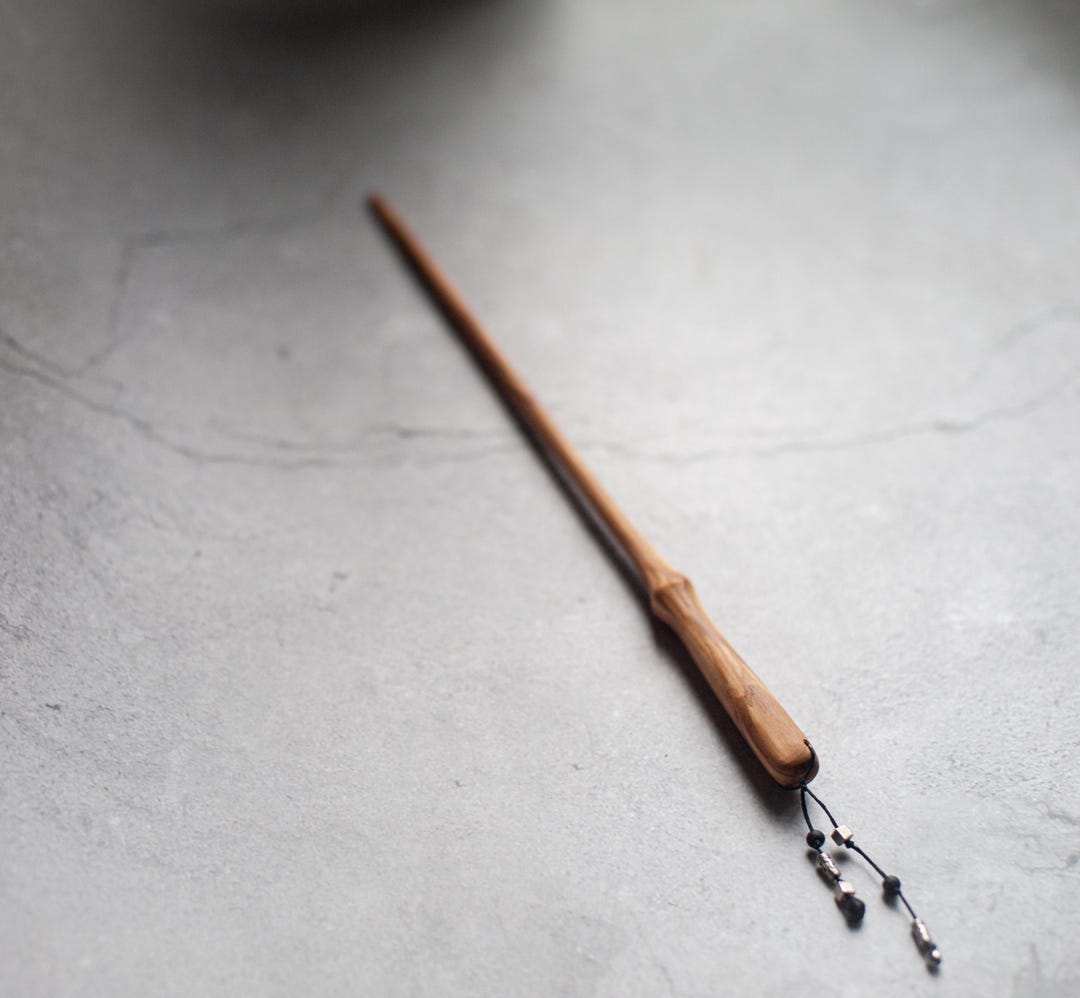 Olive Wood Magic Wand Hand Carved. Magic Stick / Wands. Witchcraft ...