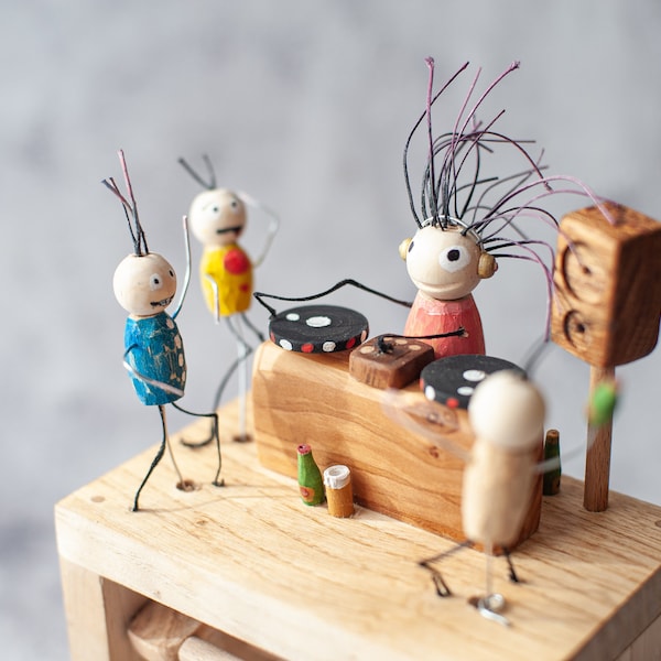 Wooden Automata - Etsy