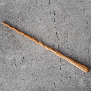 Olive Wood Magic Wand Hand Carved. Magic Stick / Wands. Witchcraft ...