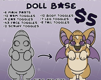 P2U Anthro Hanging Doll Base - Etsy