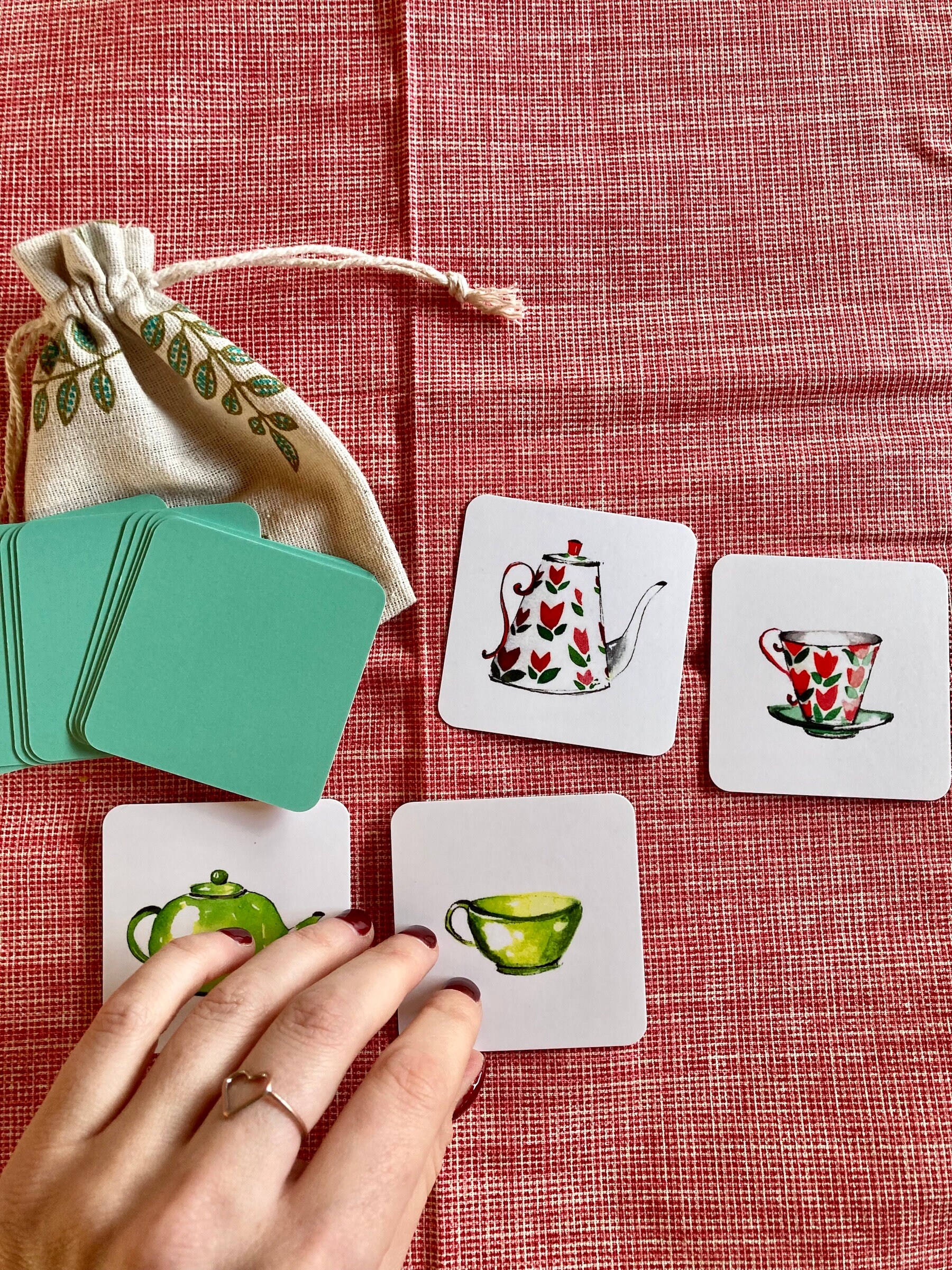 Tea Party Game - the Teapot and Teacup Matching Game! - Memory Card ...