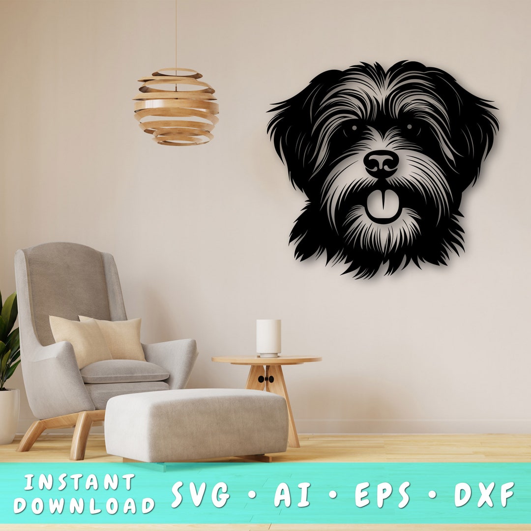 Havanese Laser SVG Cut File, Havanese Wall Art SVG, DXF, Eps, Havanese ...