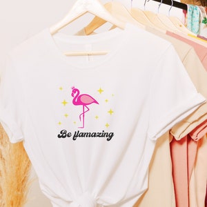 Flamingo Quotes SVG Bundle, 6 Designs, Funny Flamingo SVG, Be Flamazing ...
