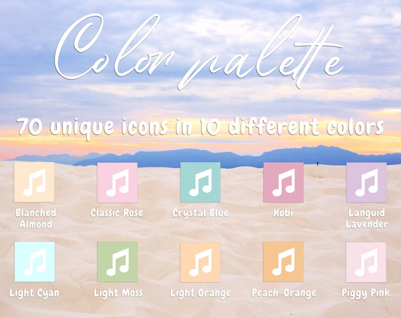IOS 14 Pastel App Icons Mega Bundle 700 Icons Pack 70 Apps | Etsy