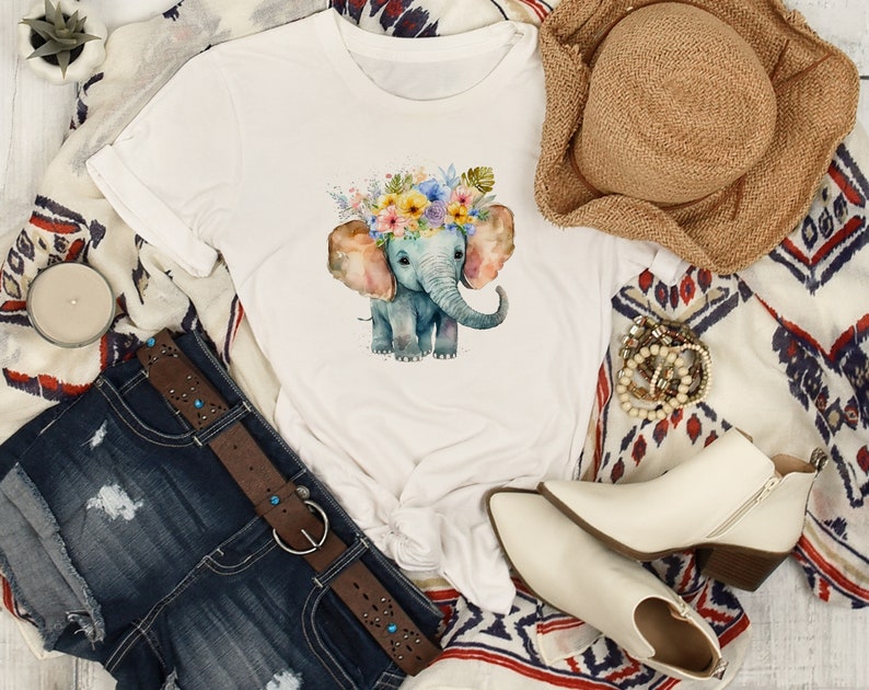 Baby Elephant Sublimation Designs Bundle 6 Little Elephant - Etsy