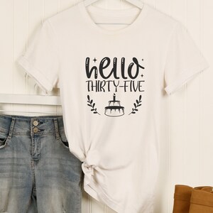 35th Birthday SVG Bundle, 6 Designs, 35th Birthday Shirt SVG, Cheers to ...