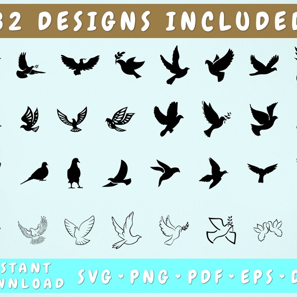 Dove Svg - Etsy