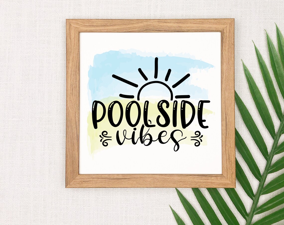 Pool Sublimation Designs Bundle, 6 Designs, Pool Quotes PNG Files, Life ...