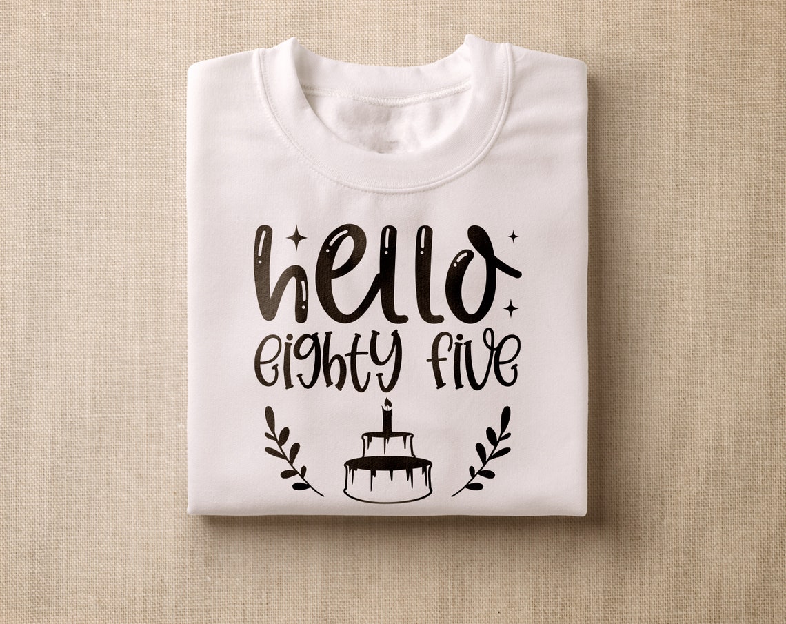85th Birthday SVG Bundle, 6 Designs, 85th Birthday Shirt SVG, Cheers to ...