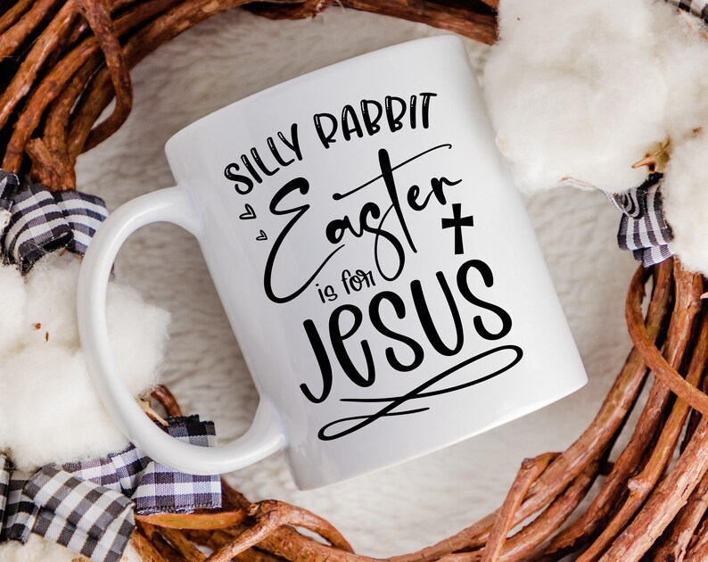 Silly Rabbit Easter is for Jesus SVG Bundle 4 Designs Easter - Etsy