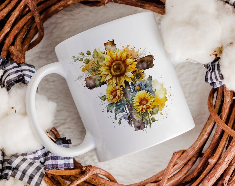 Floral Cross Sublimation Designs Bundle 6 Christian Cross - Etsy