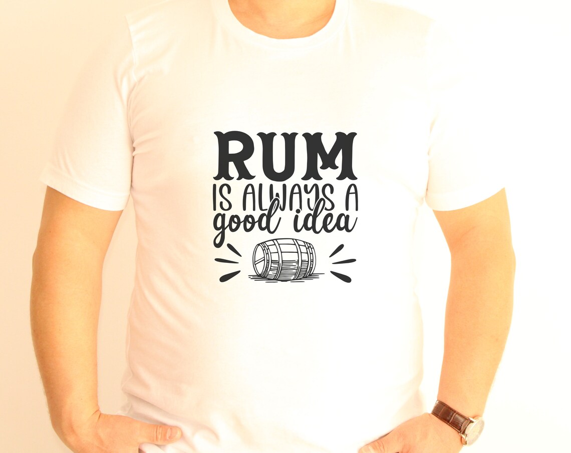 Rum Quotes SVG Bundle, 6 Designs, Rum Sayings SVG, Drinking Rum Before ...