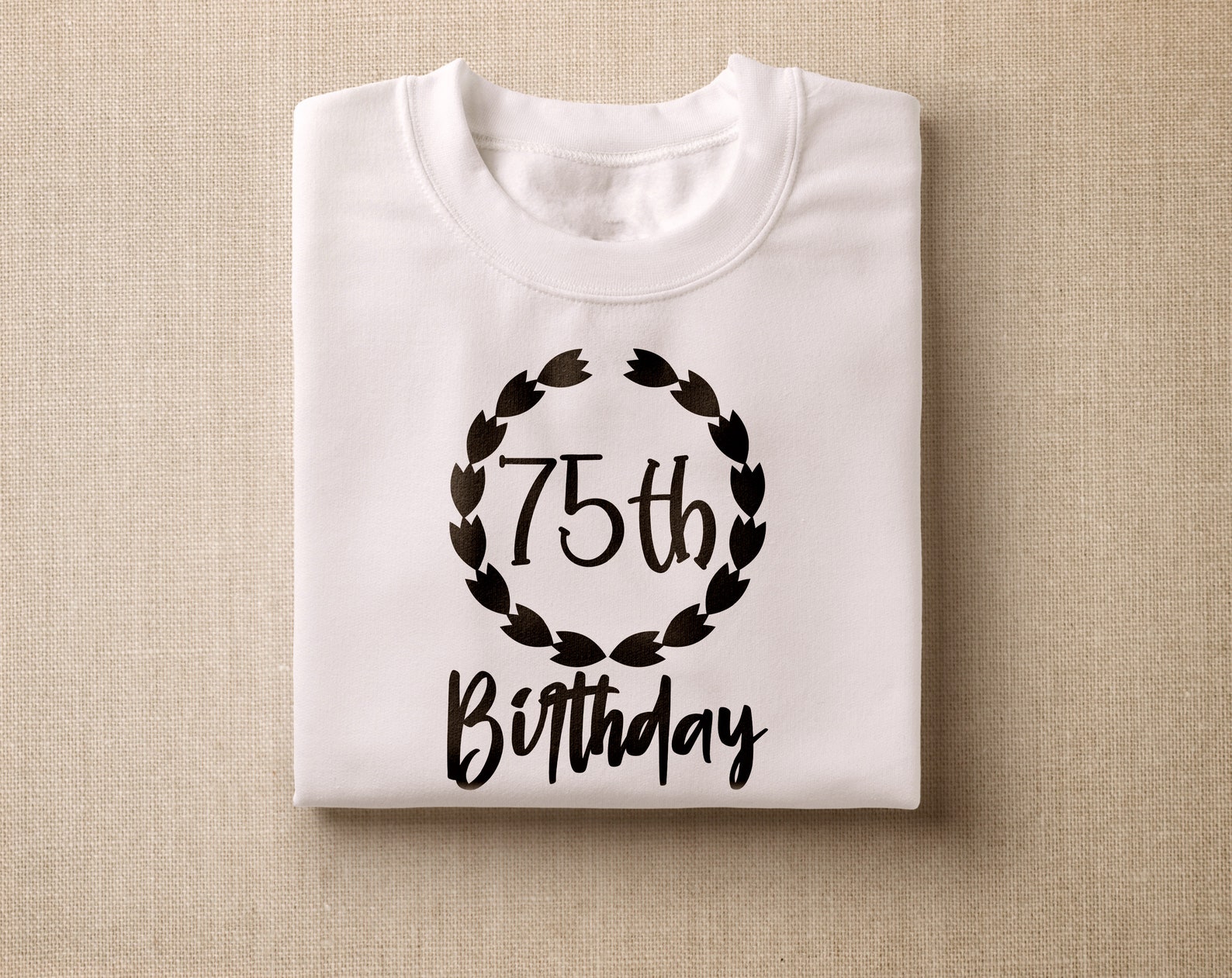 75th Birthday SVG Bundle, 6 Designs, 75th Birthday Shirt SVG, Cheers to ...