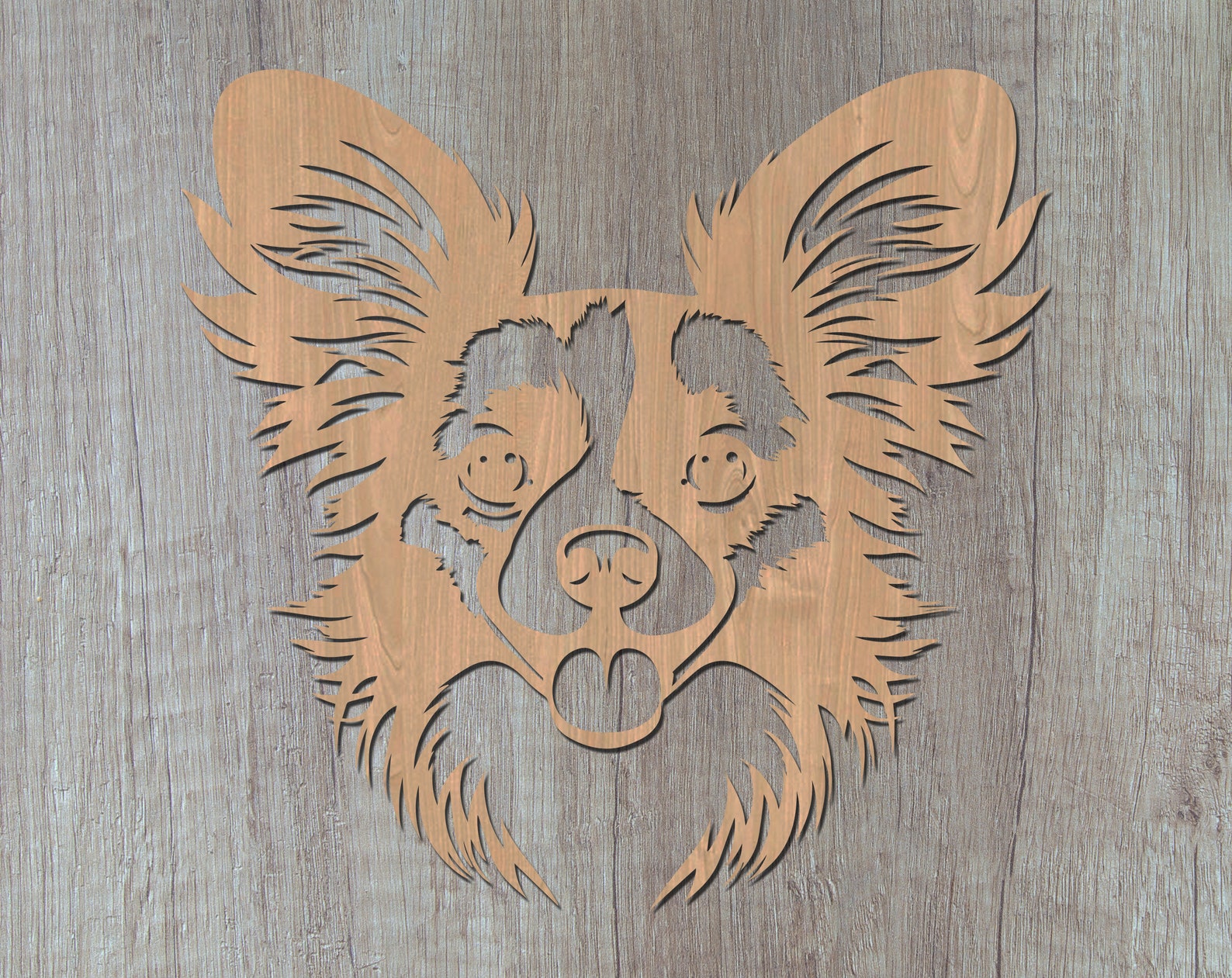 Papillon Laser SVG Cut File, Papillon Wall Art SVG, DXF, Eps, Papillon ...