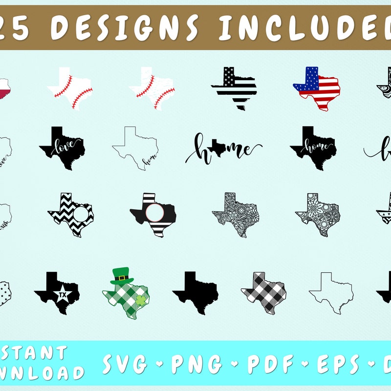 Texas Monogram - Etsy