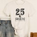 25th Birthday SVG Bundle, 6 Designs, 25th Birthday Shirt SVG, 25 and ...