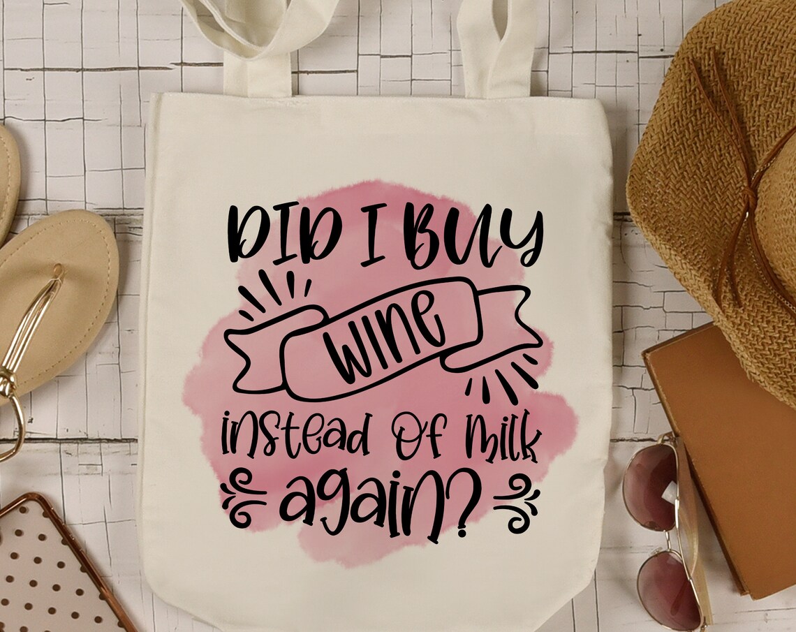 Tote Bag Sublimation Designs Bundle, 6 Designs, Tote Bag Quotes Png ...