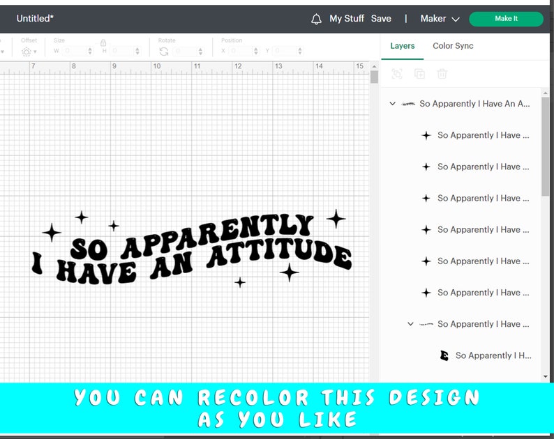 So Apparently I Have an Attitude SVG Sassy Quote SVG Wavy - Etsy