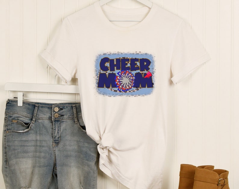Cheer Mom PNG for Sublimation Cheerleading PNG Blue Cheer - Etsy