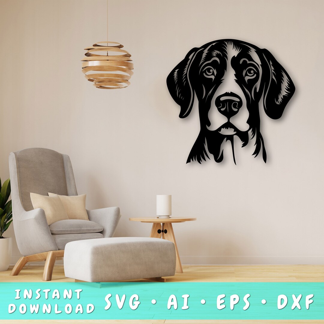 German Shorthaired Pointer Laser SVG, German Shorthaired Pointer Wall ...