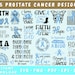 Prostate Cancer Awareness SVG Bundle 25 Designs Prostate | Etsy