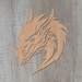Dragon Laser SVG Cut File, Dragon Wall Art SVG, DXF, Eps, Dragon Head ...