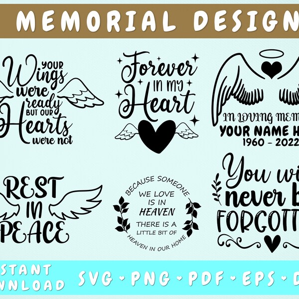 Gone but Not Forgotten - Etsy