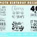 40th Birthday SVG Bundle 6 Designs 40 and Fabulous SVG It - Etsy