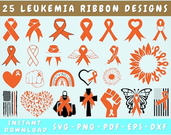 Cancer Ribbon Svg - Etsy