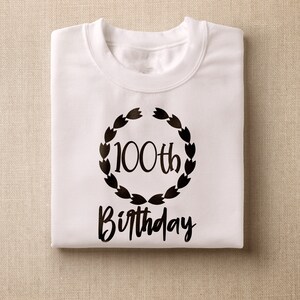 100th Birthday SVG Bundle, 6 Designs, 100 and Fabulous SVG, It Took 100 ...