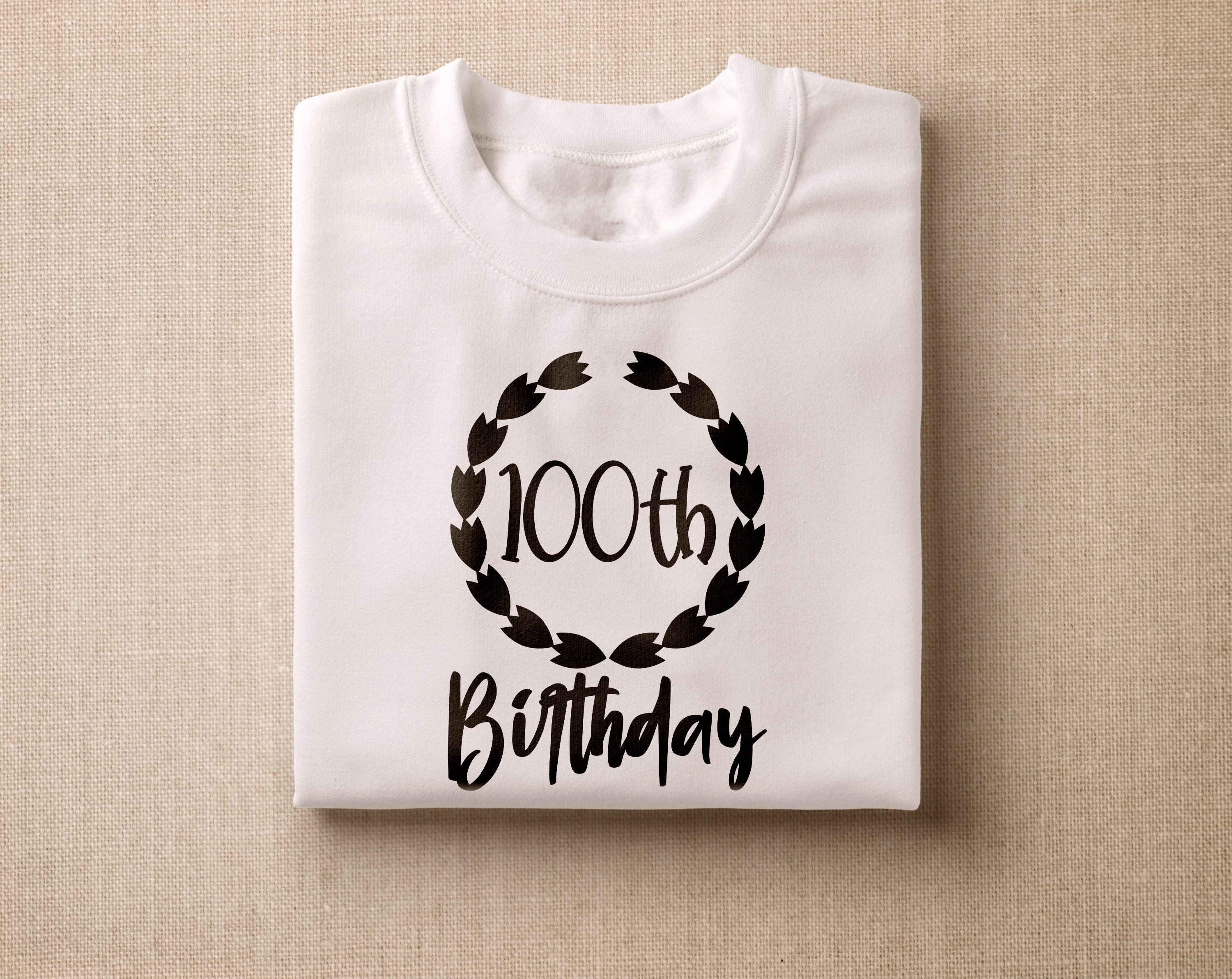 100th Birthday SVG Bundle 6 Designs 100 and Fabulous SVG It - Etsy