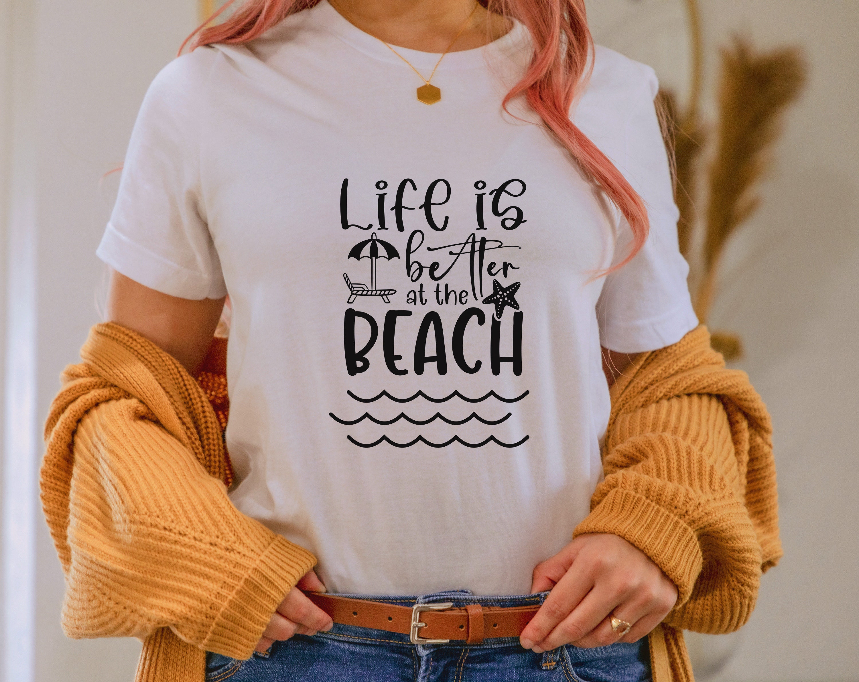Beach Quotes SVG Bundle 6 Designs Beach More Worry Less SVG - Etsy