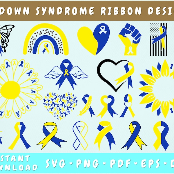 Down Syndrome Ribbon - Etsy