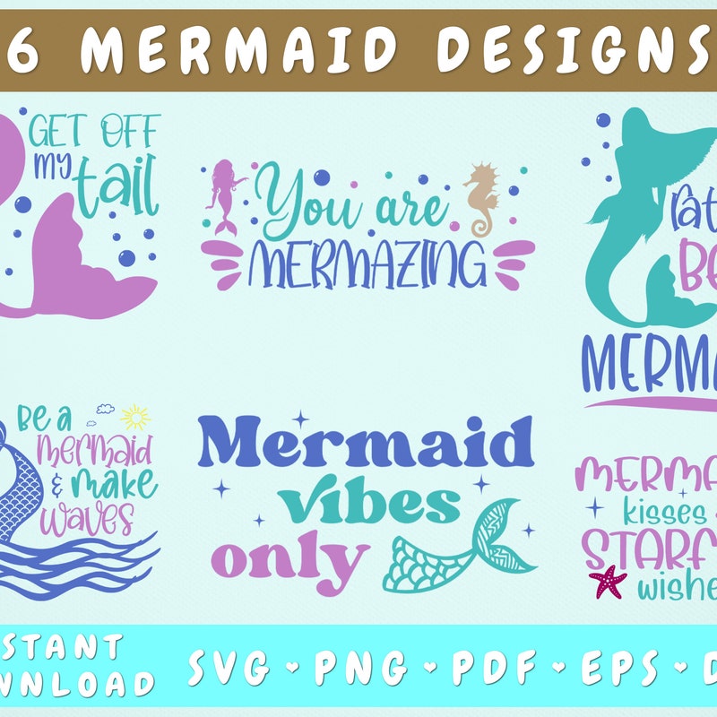 Mermaid Quote - Etsy