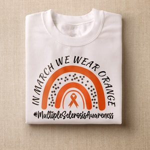 Multiple Sclerosis Awareness SVG Bundle - 25 Designs, Orange Ribbon SVG ...