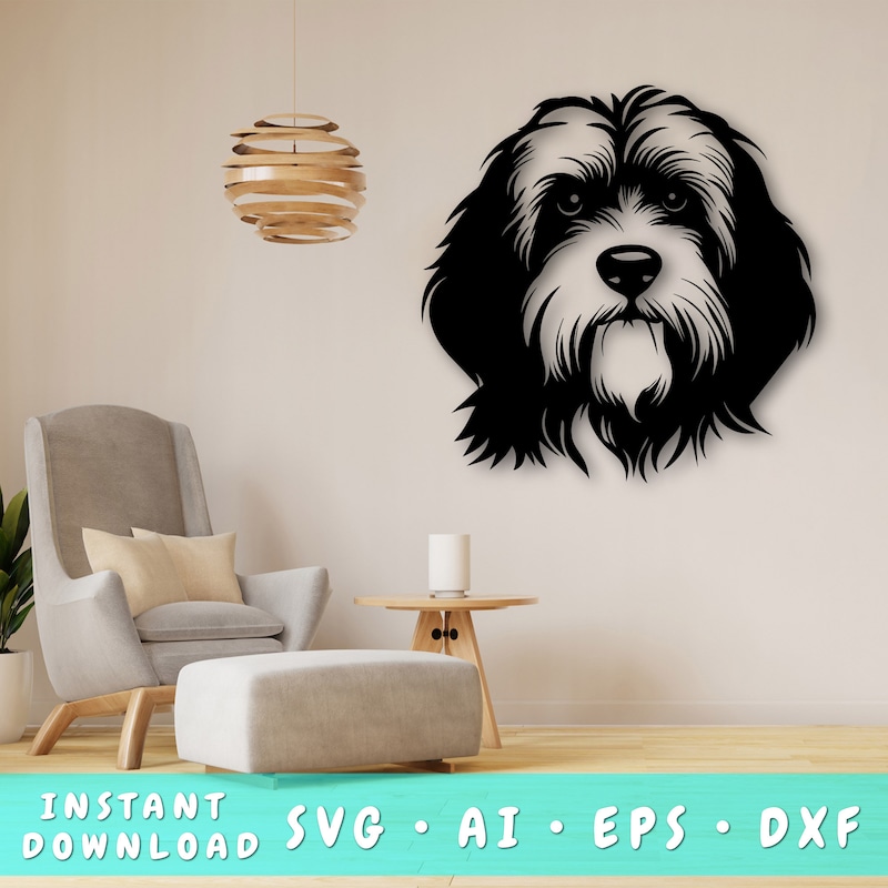Wall Art Tibetan Terrier - Etsy