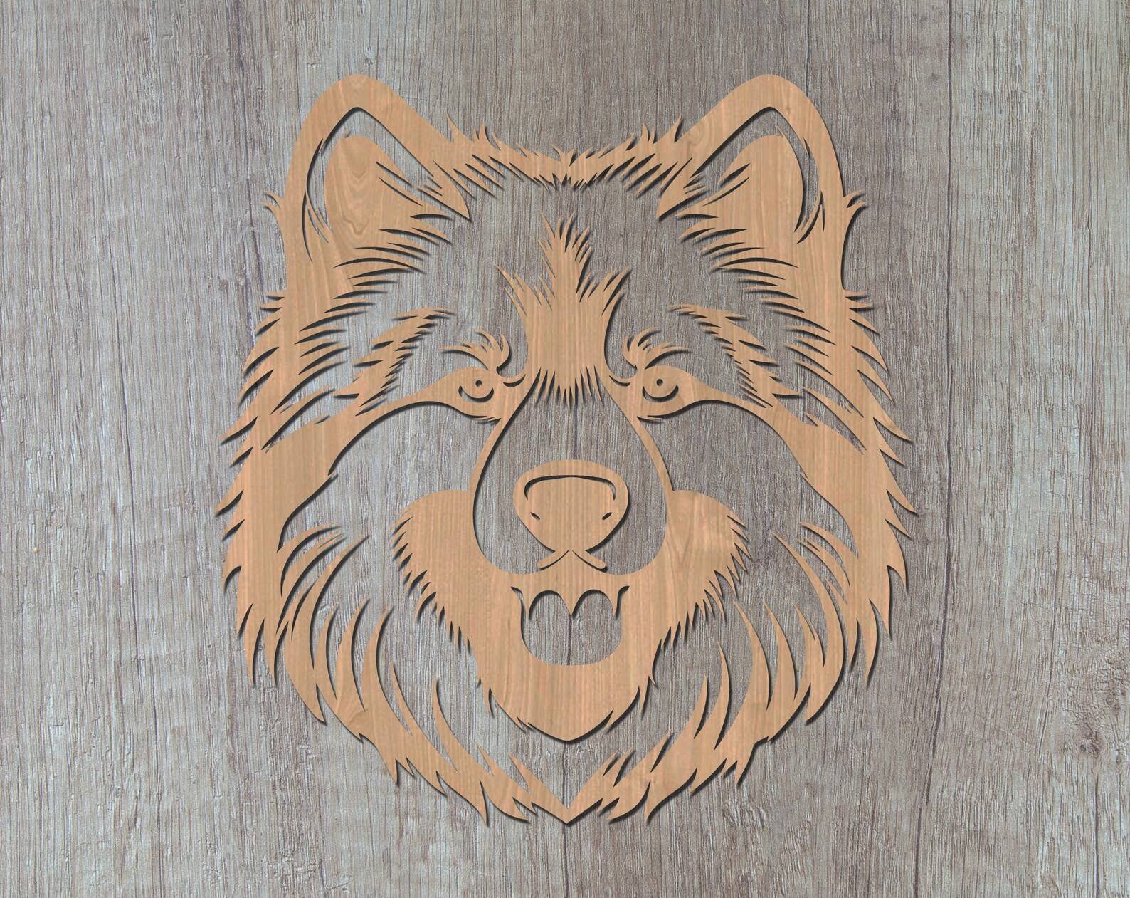 Samoyed Laser SVG Cut File, Samoyed Wall Art SVG, DXF, Eps, Samoyed ...