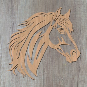 Horse Laser SVG Cut File, Horse Wall Art SVG, DXF, Eps, Horse Vector ...